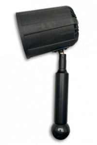 LED Hand lamp for flexible use on reflective surfaces